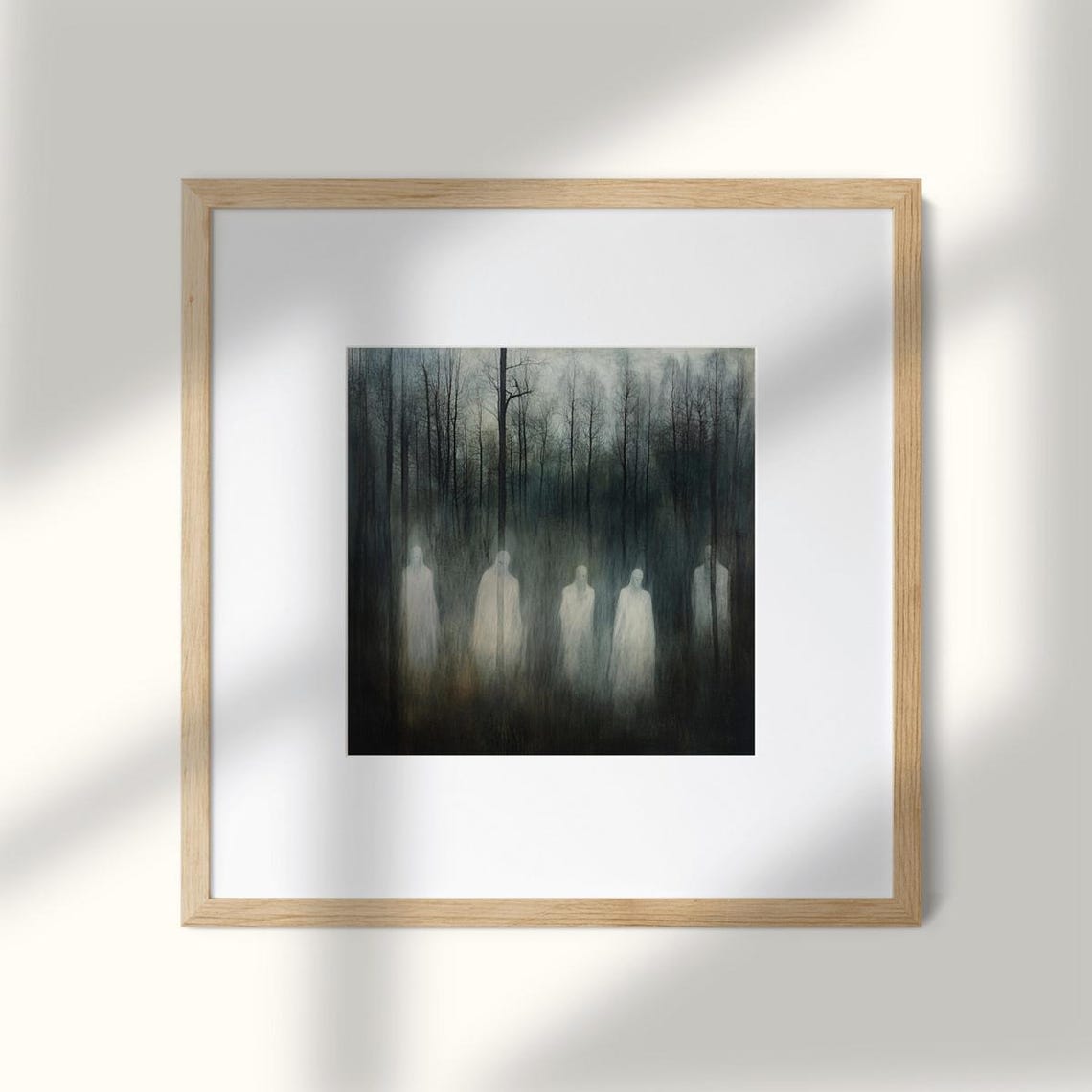 Haunted Forest Ghosts Print - Printable Art Download - Etsy