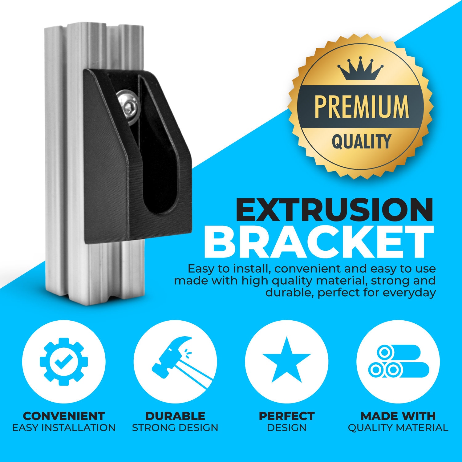 4 PCS Brackets for Electrical Wire Spool Support, Fits 1/2 in EMT Pipe ...