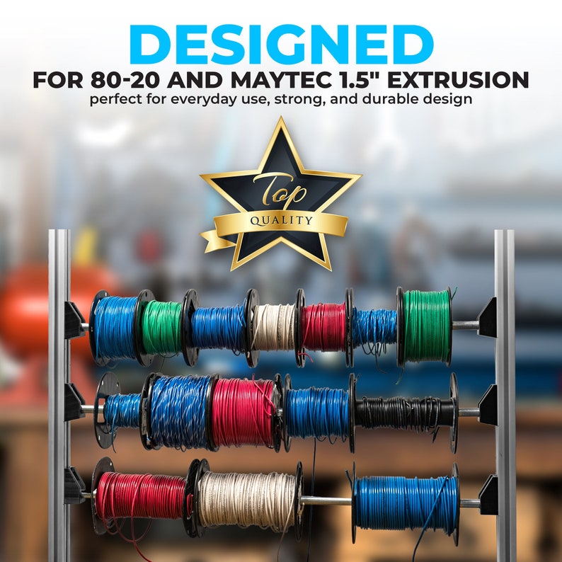 4 PCS Brackets for Electrical Wire Spool Support, Fits 1/2 in EMT Pipe ...