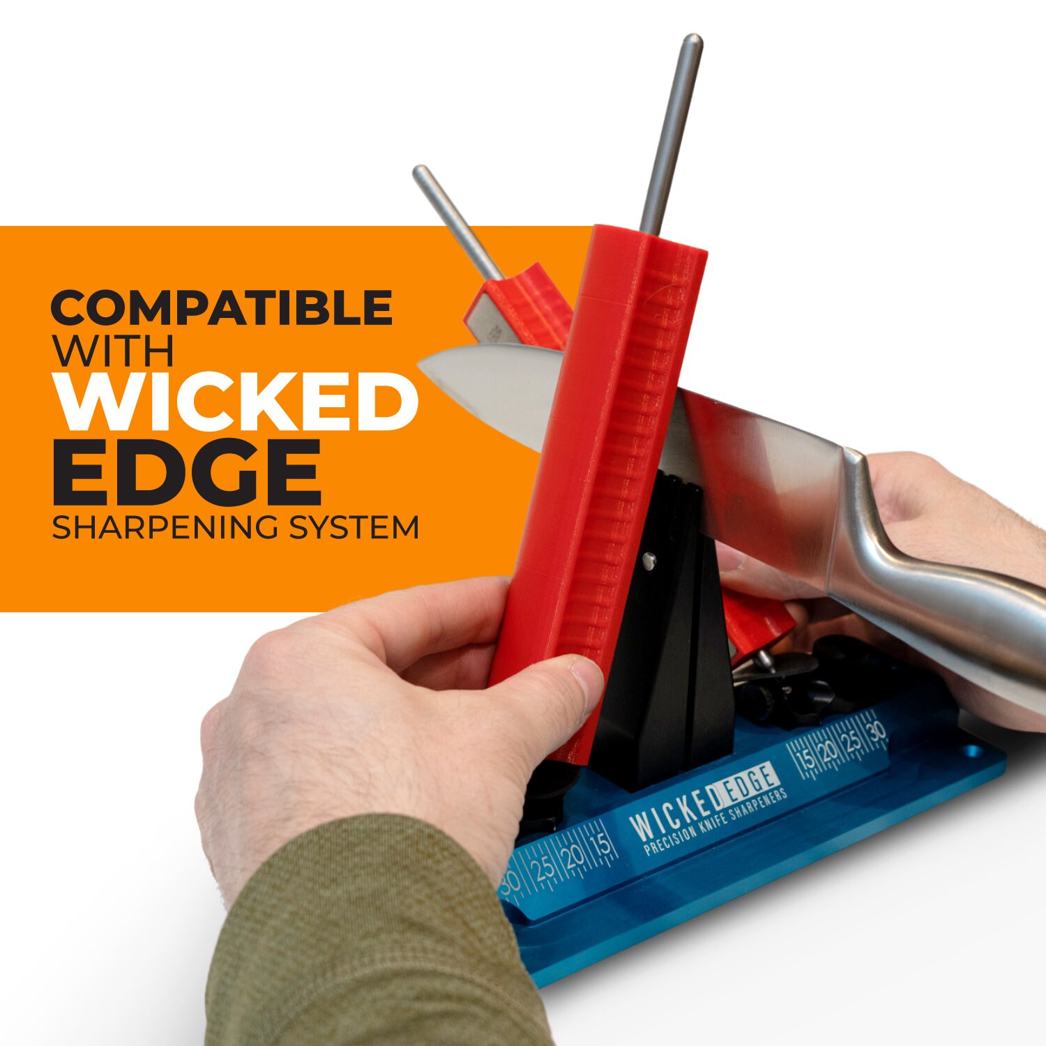 Handles for Wicked Edge Knife Sharpening System, 150mm Stone, Neodymium ...