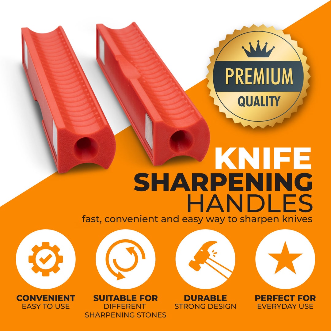 Knife Sharpening Handles, Heavy Duty, Compatible With Wicked Edge ...