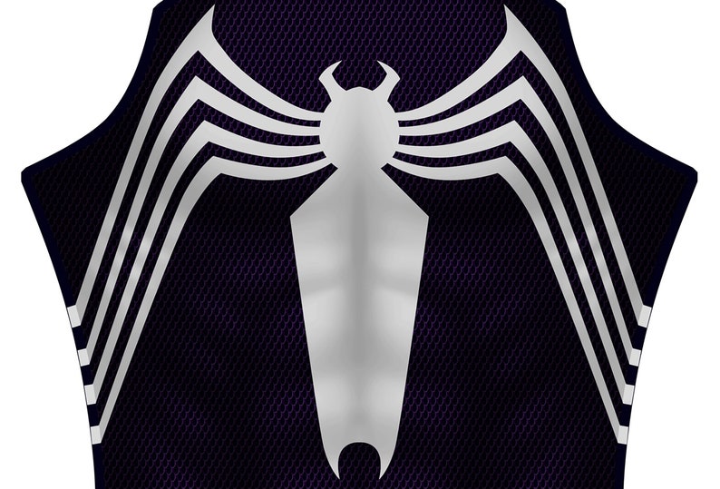 Purple | Classic Symbiote SM Suit Dye-sub Pattern - Etsy