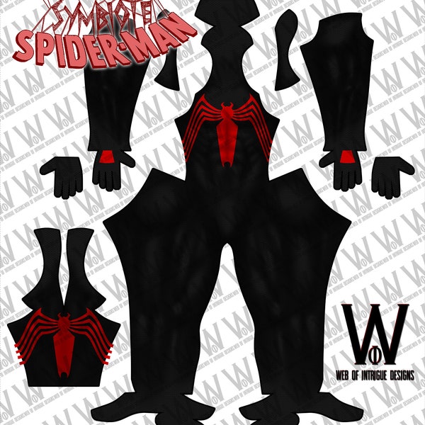 Spider Man Suit Pattern - Etsy