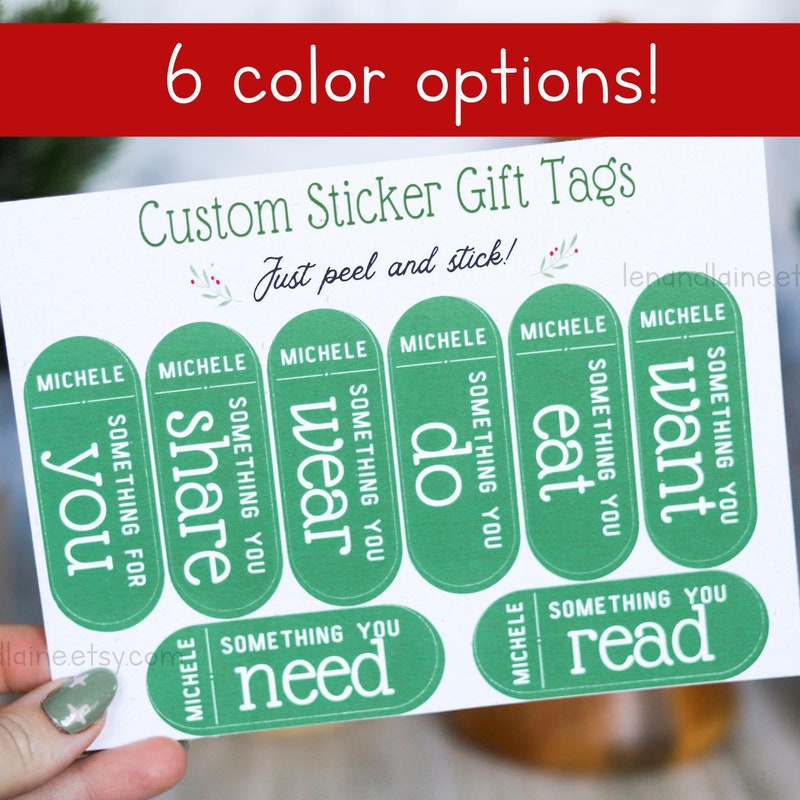 Something Present Tags - Etsy