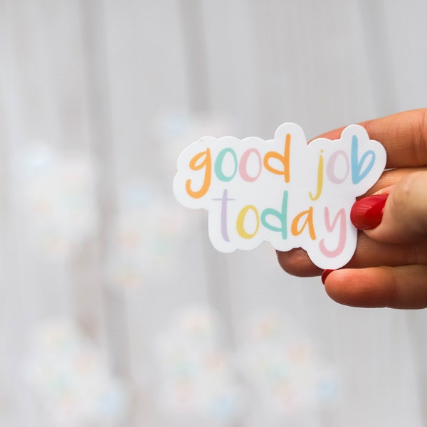 Good Job Stickers - Etsy