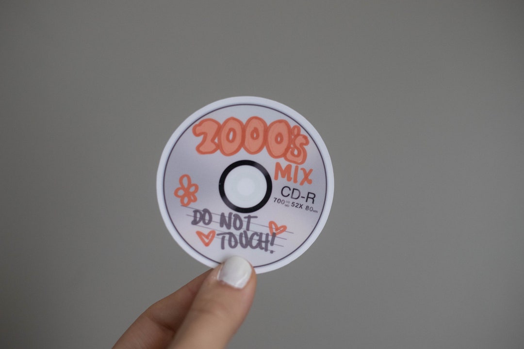 2000s CD Mix Sticker, Sticker for Millennials - Etsy