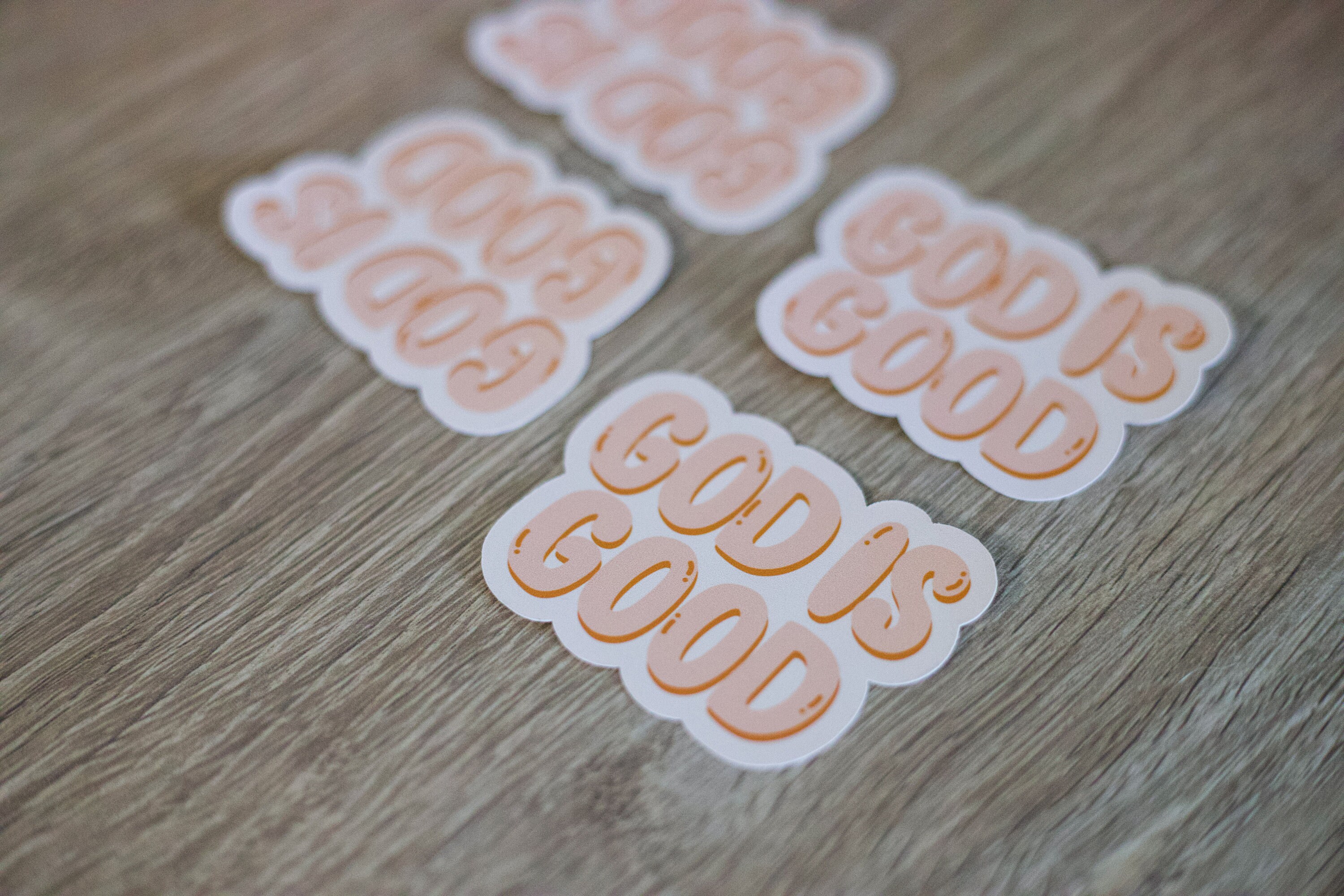 God is Good Hand Lettered Sticker Faith Sticker - Etsy