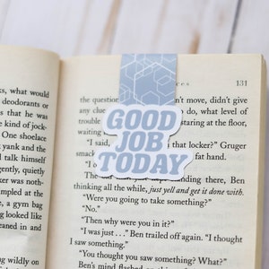 Good Job Today Grey Magnetic Double Sided Bookmark - Etsy