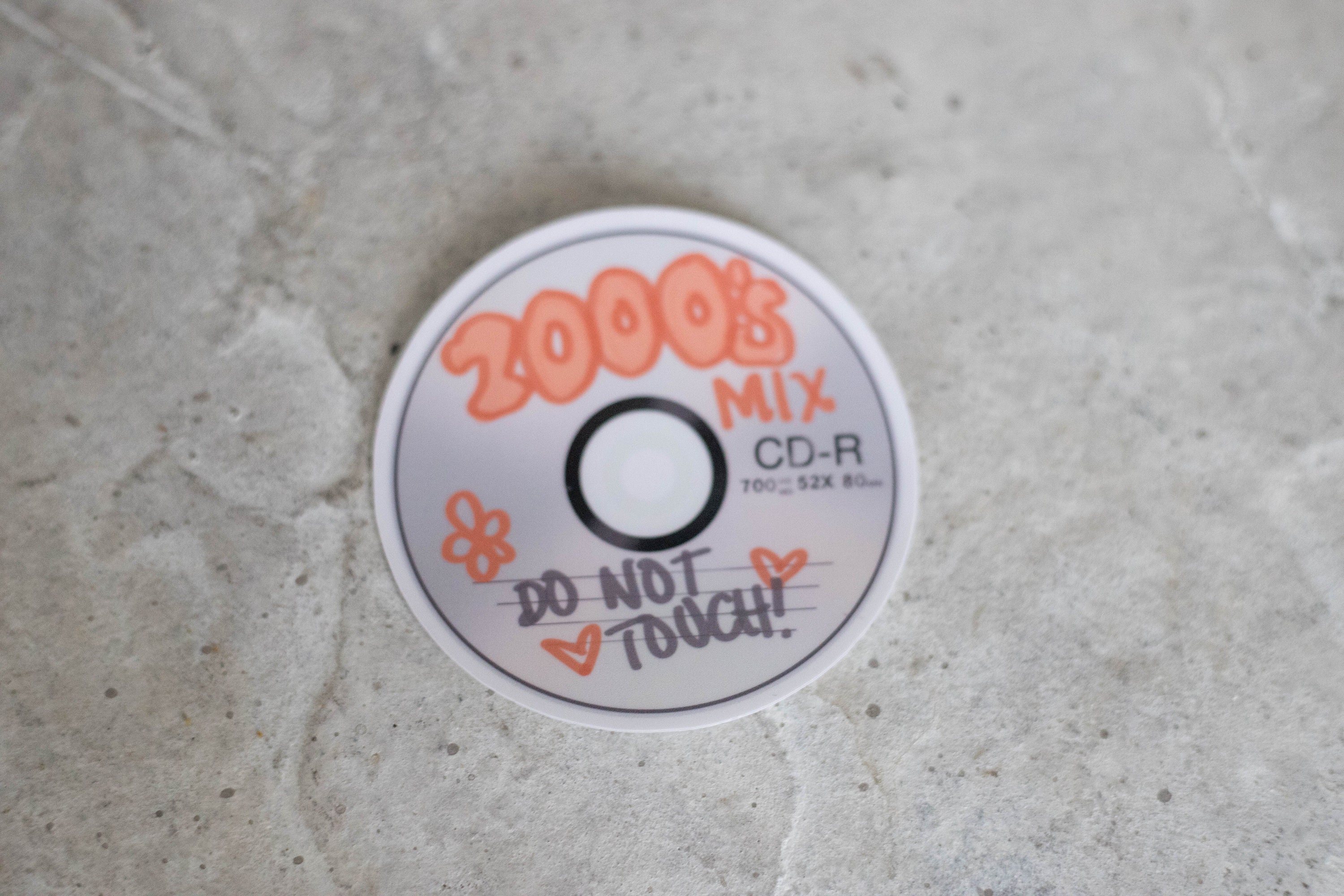 2000s CD Mix Sticker Sticker for Millennials - Etsy