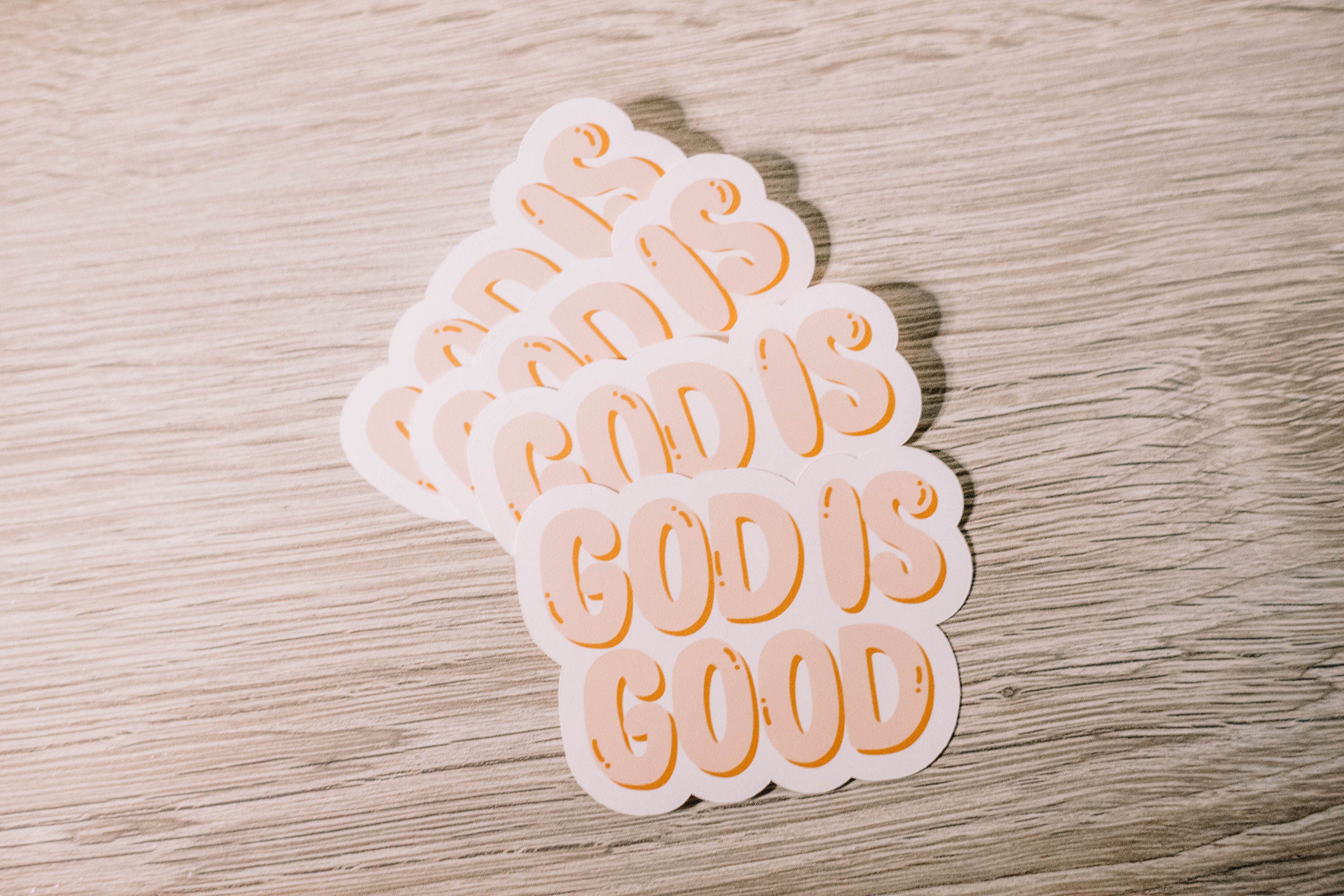 God Is Good Hand Lettered Sticker Faith Sticker Christian | Etsy