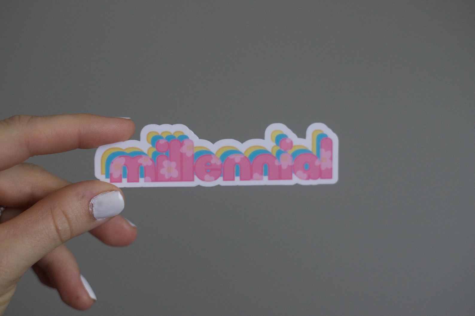 Millennial Throwback Sticker - Etsy