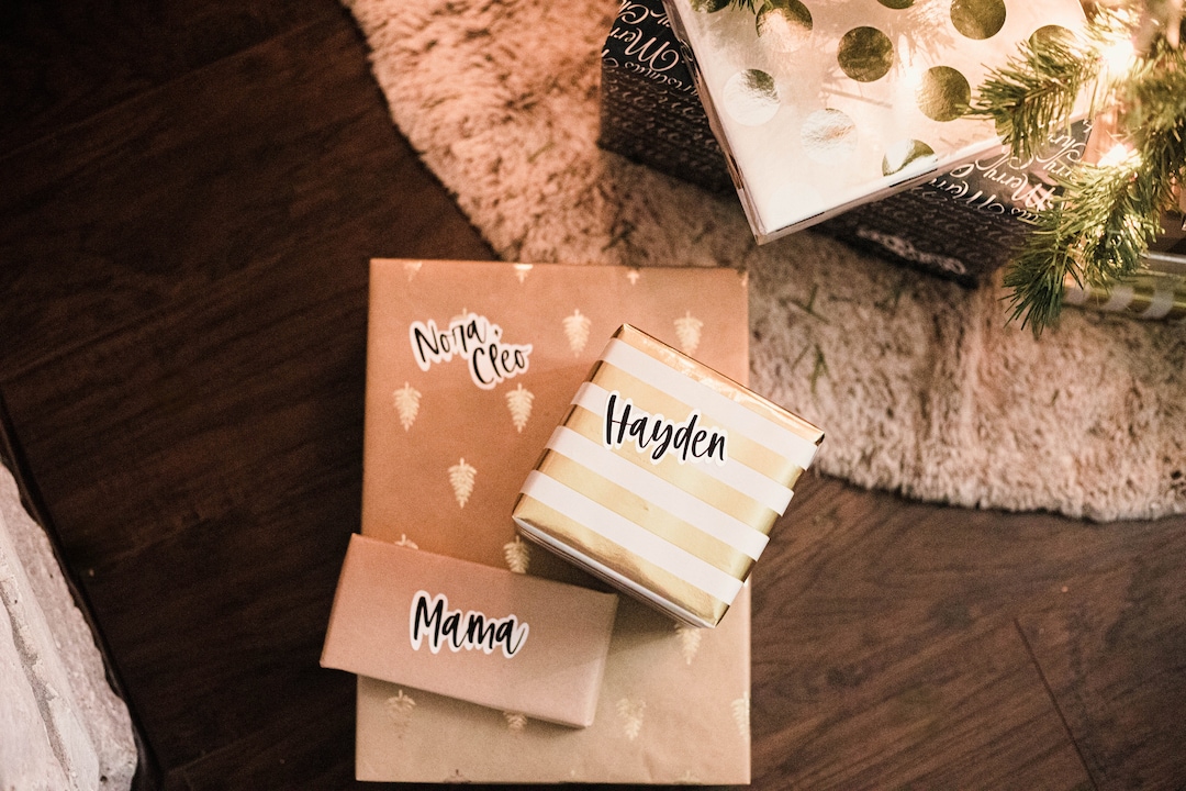 Custom Name Gift Tag Stickers - Etsy