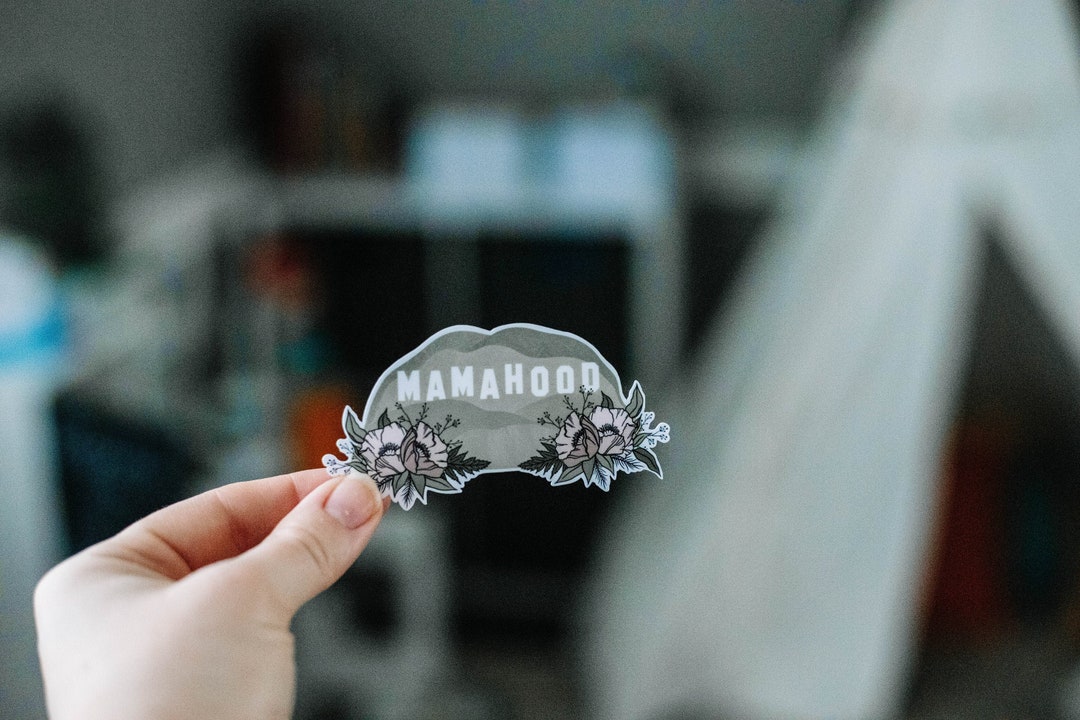 Mamahood Sticker, Hollywood Sign Sticker, Mom Sticker, Mama Sticker ...