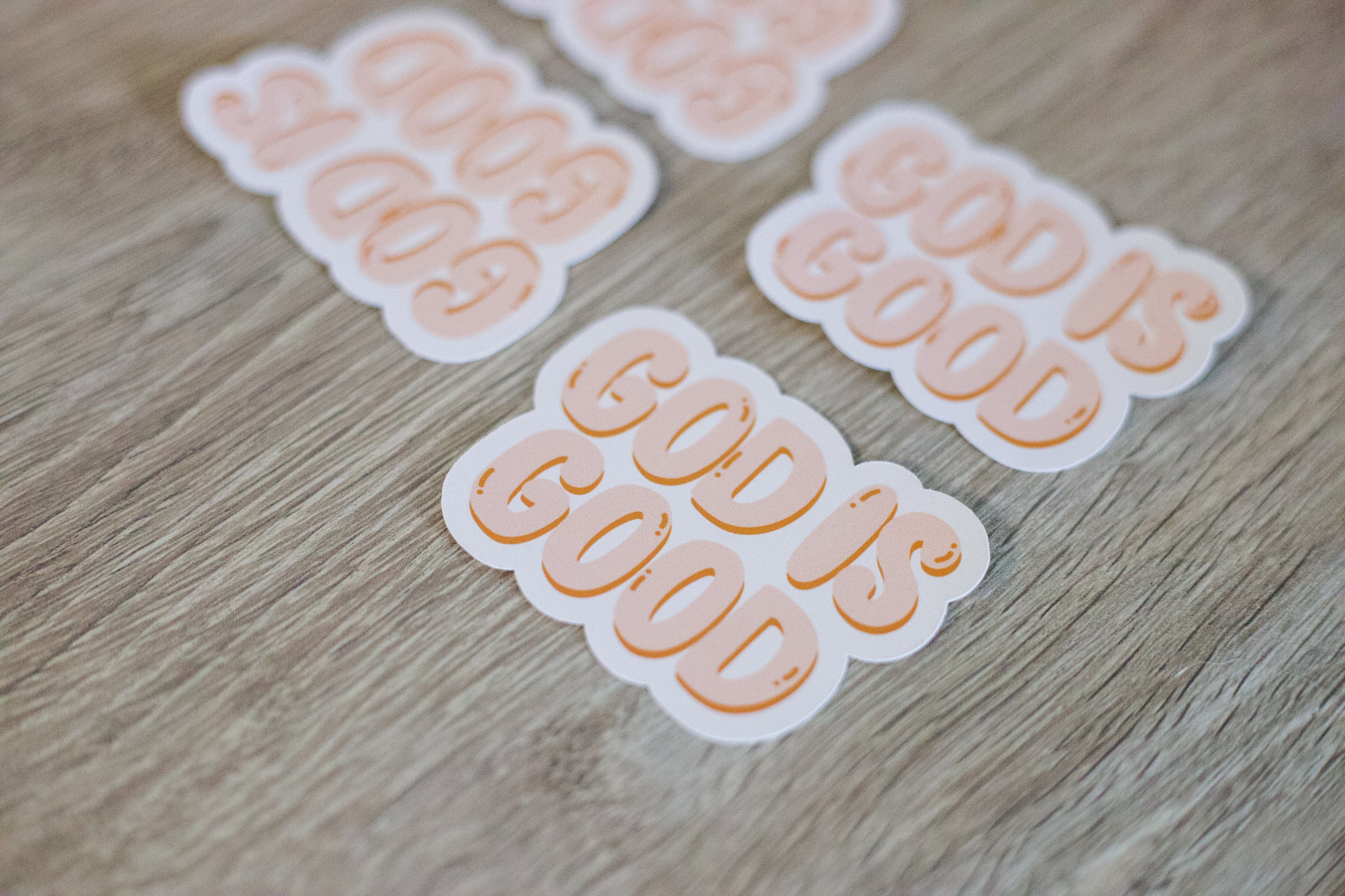 God is Good Hand Lettered Sticker Faith Sticker - Etsy