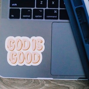 God Is Good Hand Lettered Sticker Faith Sticker Christian | Etsy