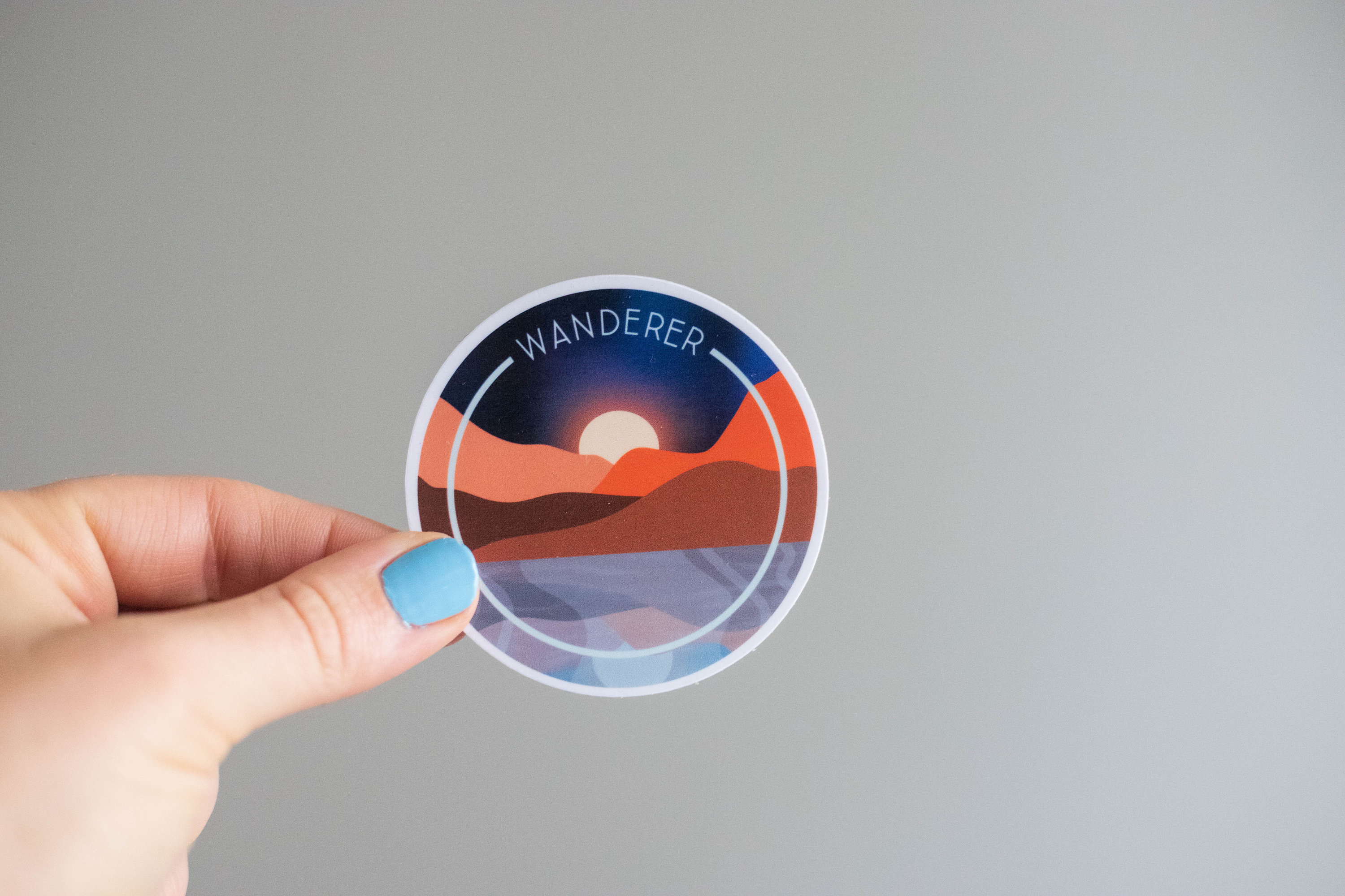Wanderer Waterproof Sticker - Etsy