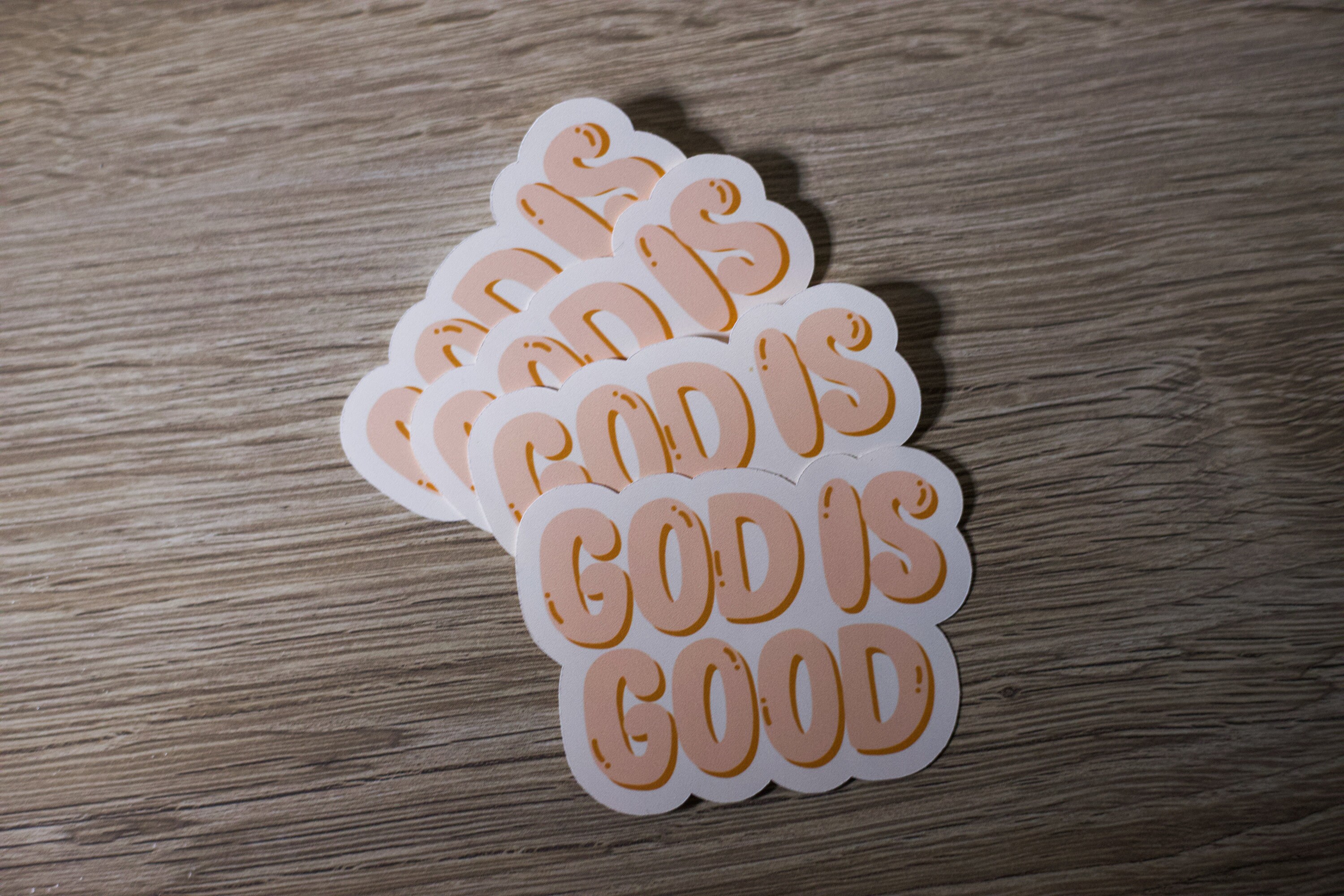 God is Good Hand Lettered Sticker Faith Sticker - Etsy