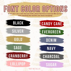Custom Name Gift Tag Stickers - Etsy