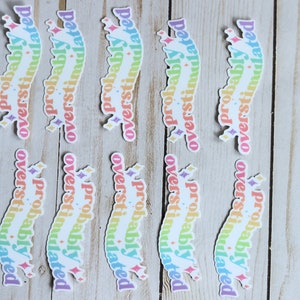 Probably Overstimulated Waterproof Retro Sticker - Etsy