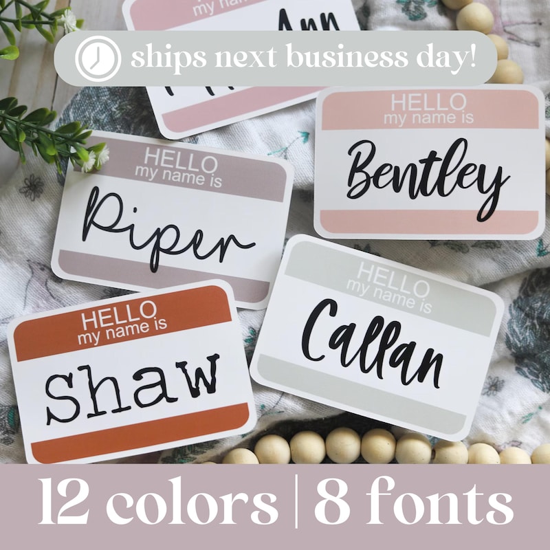 Baby Newborn Name Tag Boy - Etsy