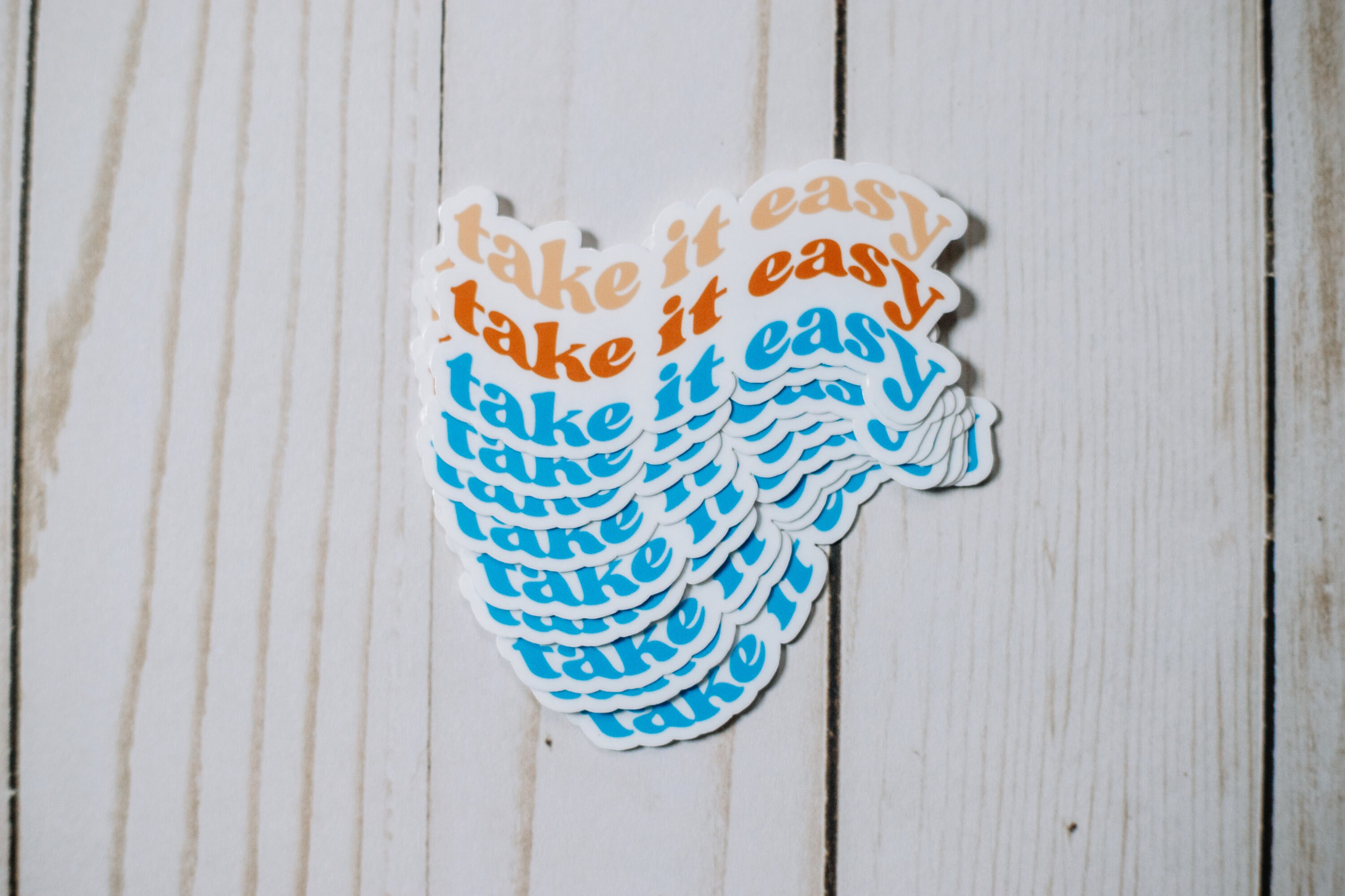 Take It Easy Sticker Positivity Sticker Mental Health - Etsy