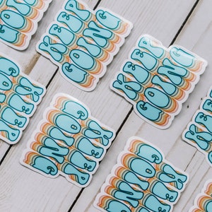 Keep Going Retro Sticker - Etsy