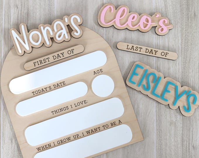 Boy First Day of Kindergarten Sign Printable Instant Download Boys ...