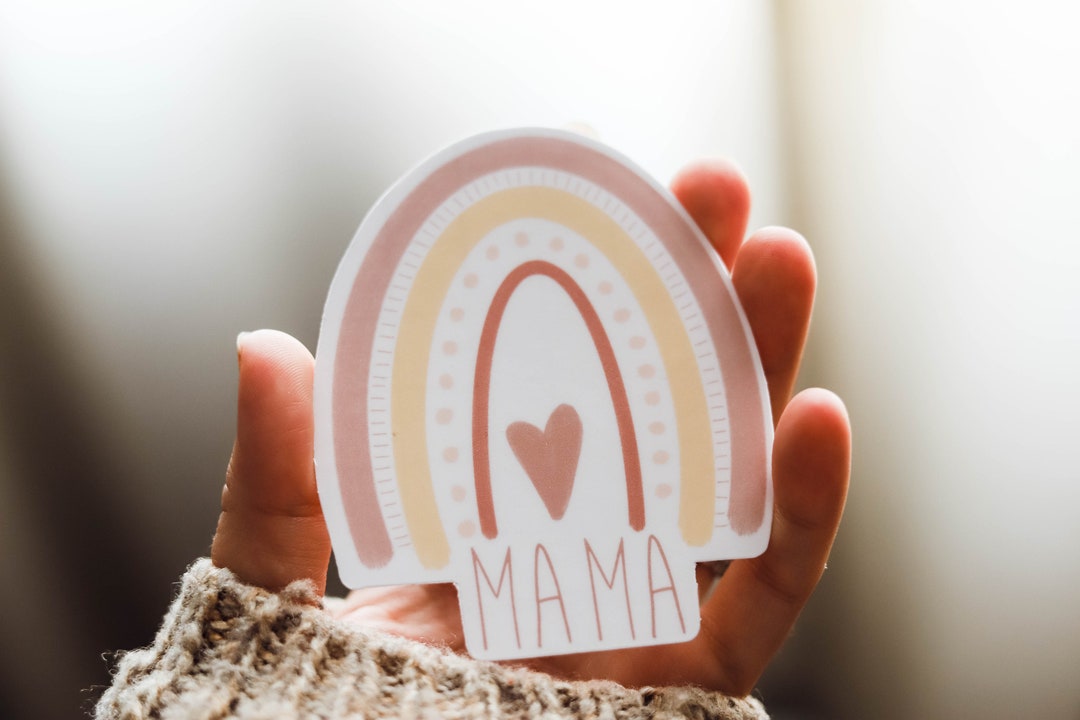 Rainbow Mama Sticker, Sticker for Hydroflask, Phone Sticker, Laptop ...