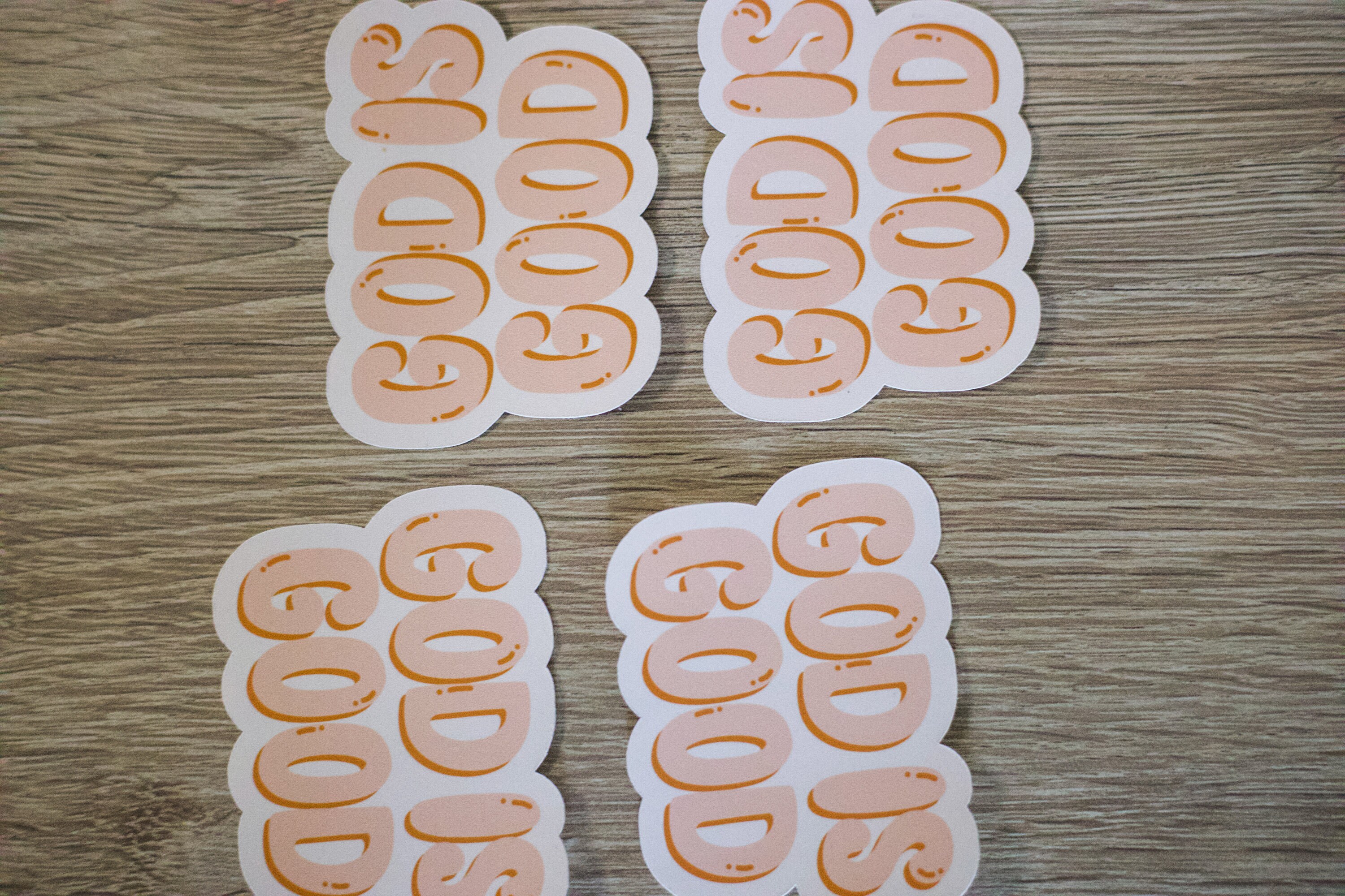 God is Good Hand Lettered Sticker Faith Sticker - Etsy