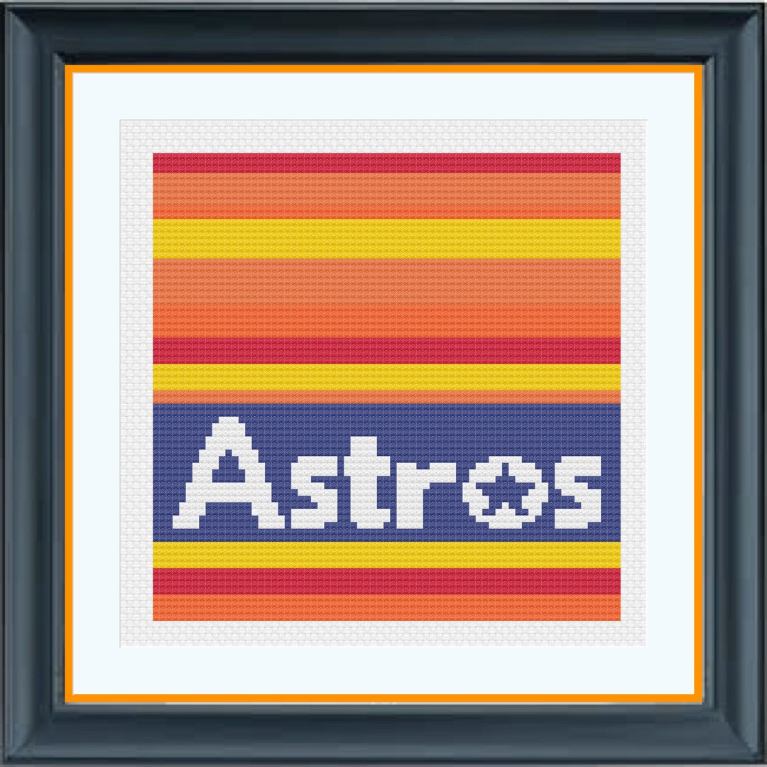 Houston Astros - Cross Stitch Pattern - Etsy
