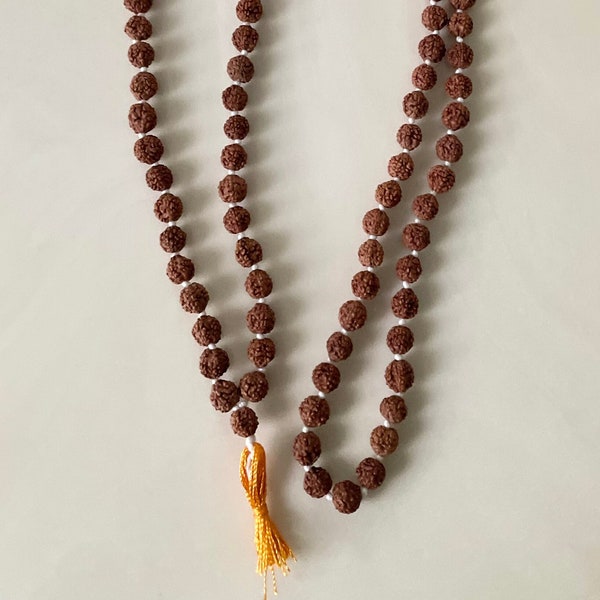 Real Rudraksha Seeds Mala 108 Beads - Etsy