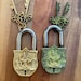 Gorgeous Small Lords Shiva Antique Vintage Looking Padlock Gate Lock ...