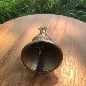 Beautiful Tone Buddhist Brass Bell Medium Tibetan Prayer Bell | Etsy