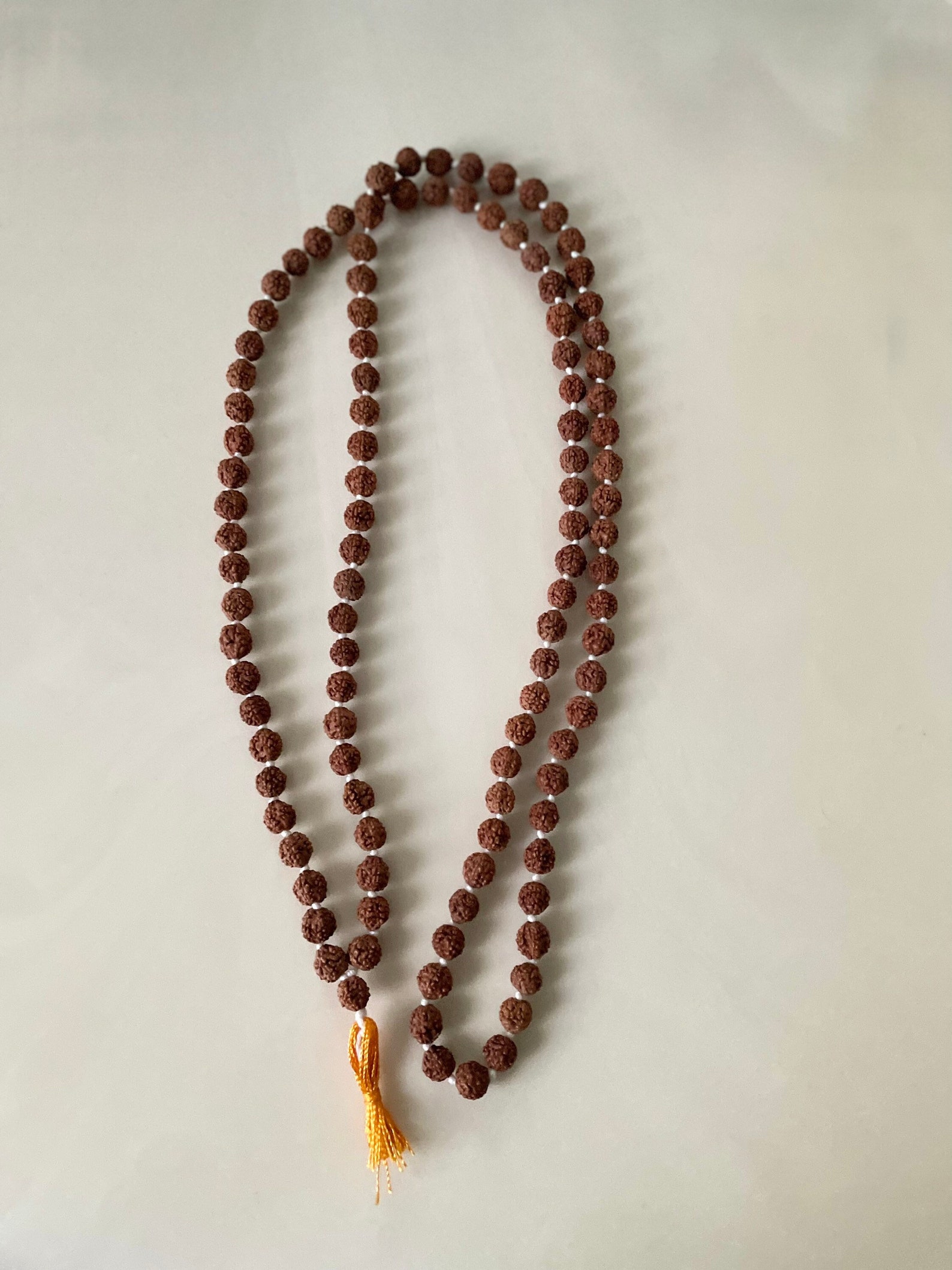 Genuine Rudraksha Mala: 108 Himalayan Prayer Beads for Meditation - Etsy