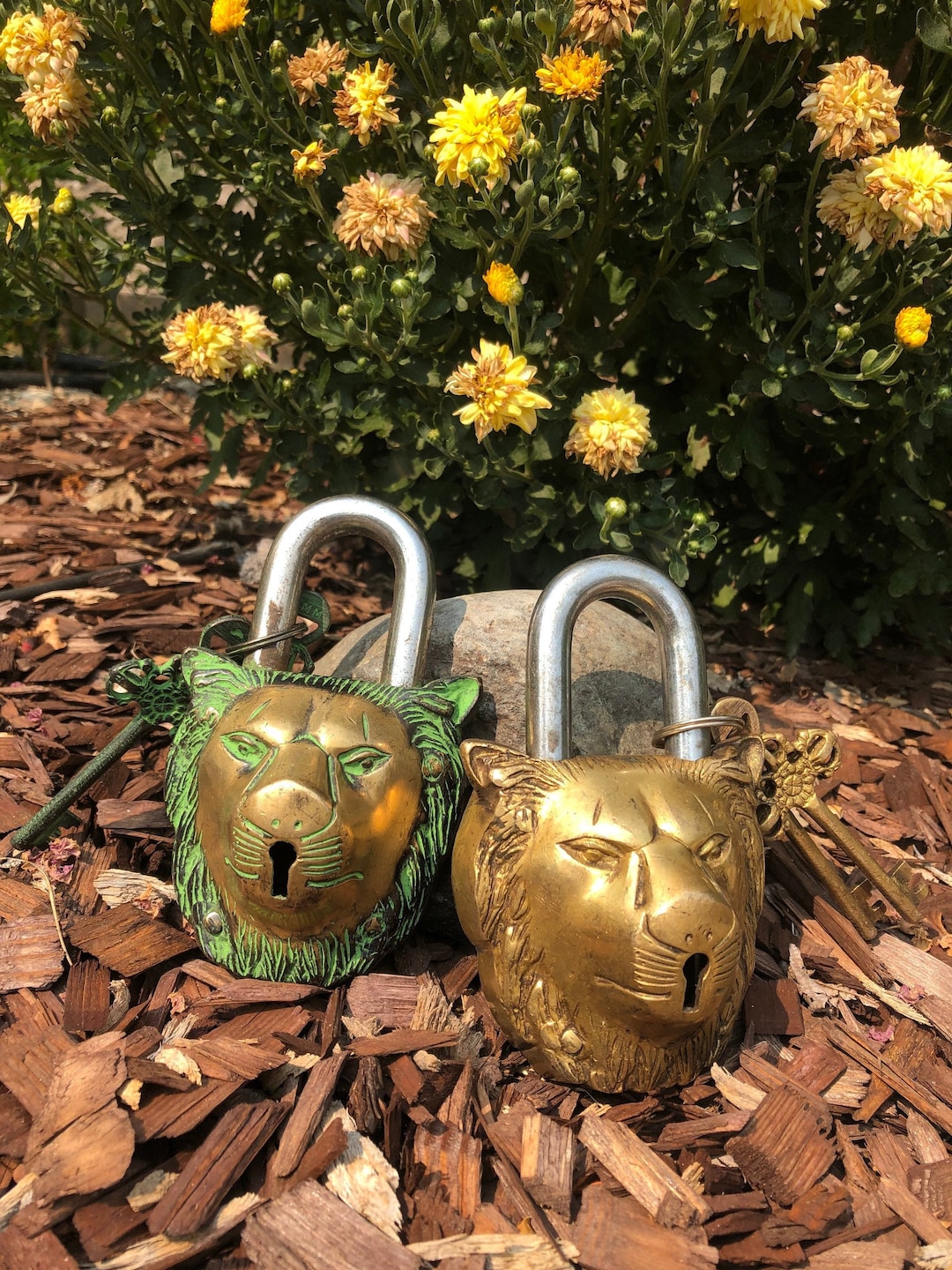 Lion Unique Padlock Temple Lock Ornate Design Animal Lock Unique Gifts ...