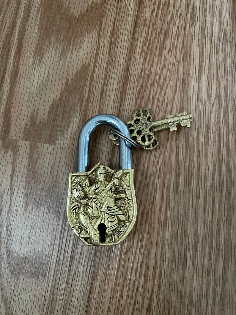 Gorgeous Small Saraswati Antique/vintage Looking Padlock Gate - Etsy