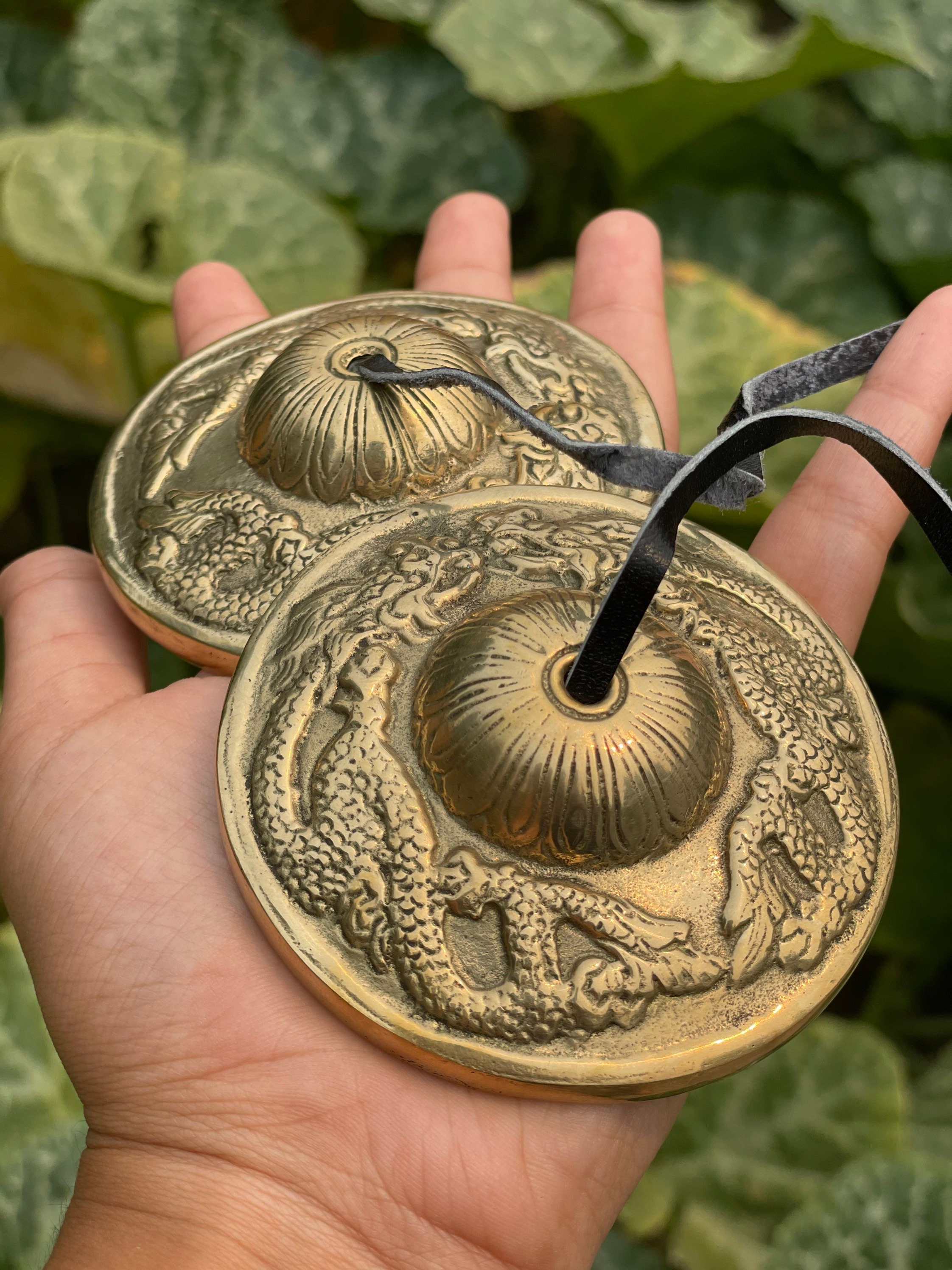 Handengraved Flying Dragon Tingsha Bells Tingsha Cymbals - Etsy
