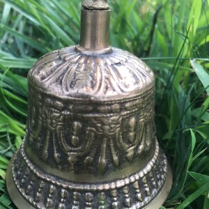 Beautiful Tone Buddhist Brass Bell Medium Tibetan Prayer Bell | Etsy