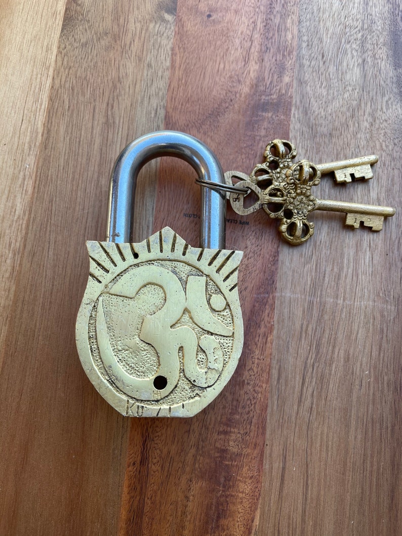 Gorgeous Small Lord Hanuman Antiquevintage Looking Padlock - Etsy