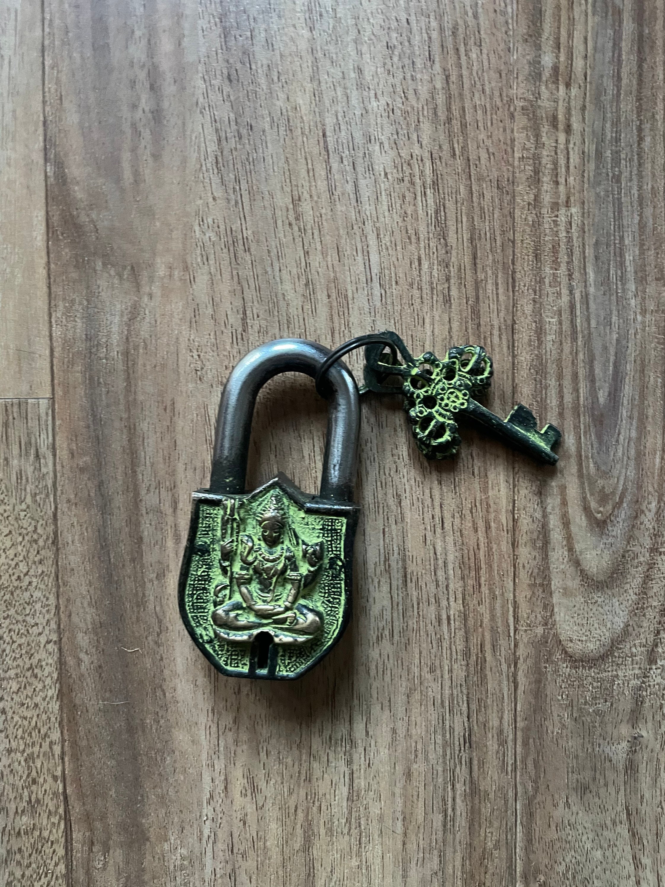 Gorgeous Small Lords Shiva Antique Vintage Looking Padlock | Etsy