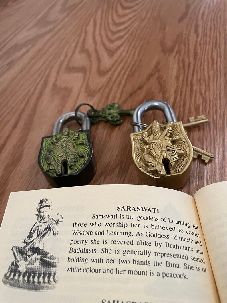 Gorgeous Small Saraswati Antique/vintage Looking Padlock Gate - Etsy