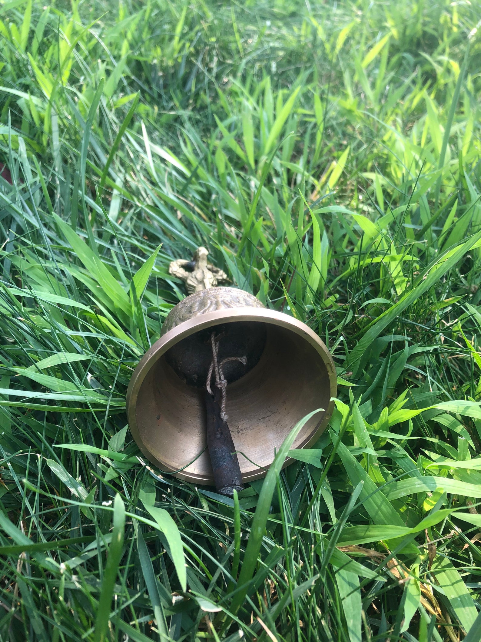 Beautiful Tone Buddhist Brass Bell Medium Tibetan Prayer Bell | Etsy