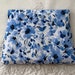 Blue Flowers Mini Wallet Hand Sewn Small Wallet Use for Small Purse ...