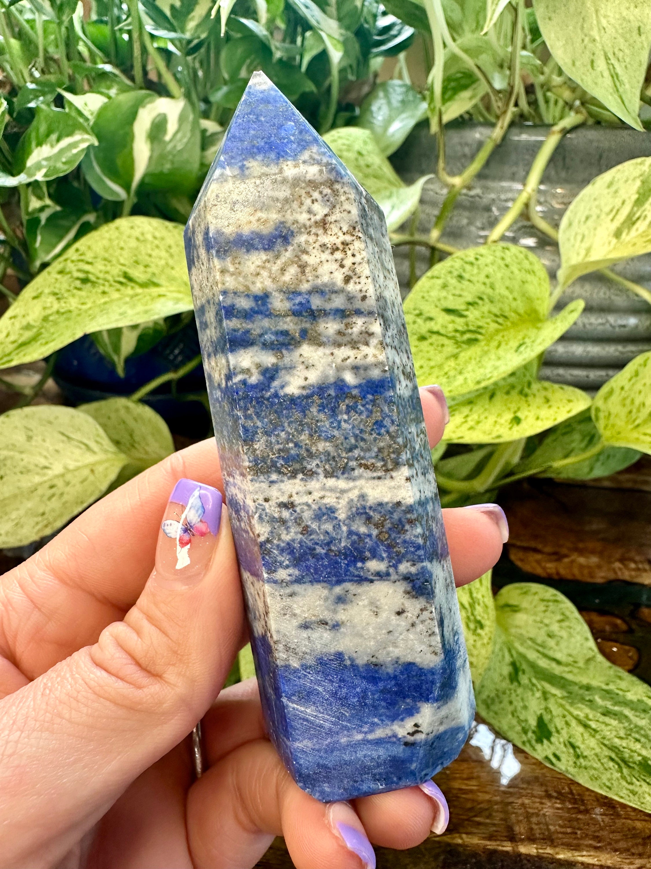Lapis Lazuli Tower- Magical Stone - 3rd Eye - Intuition - Communication ...
