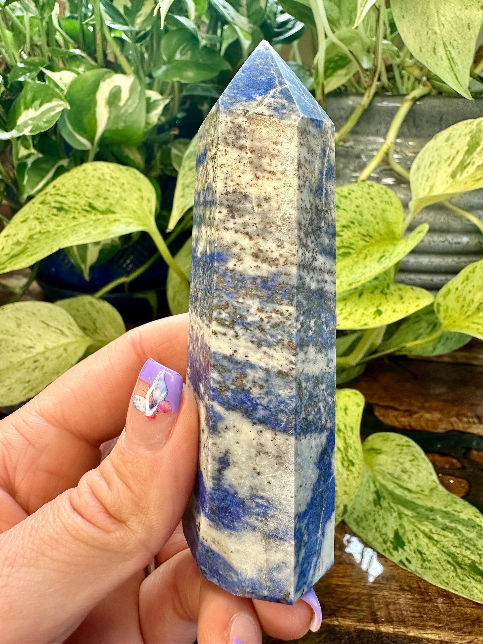 Lapis Lazuli Tower- Magical Stone - 3rd Eye - Intuition - Communication ...
