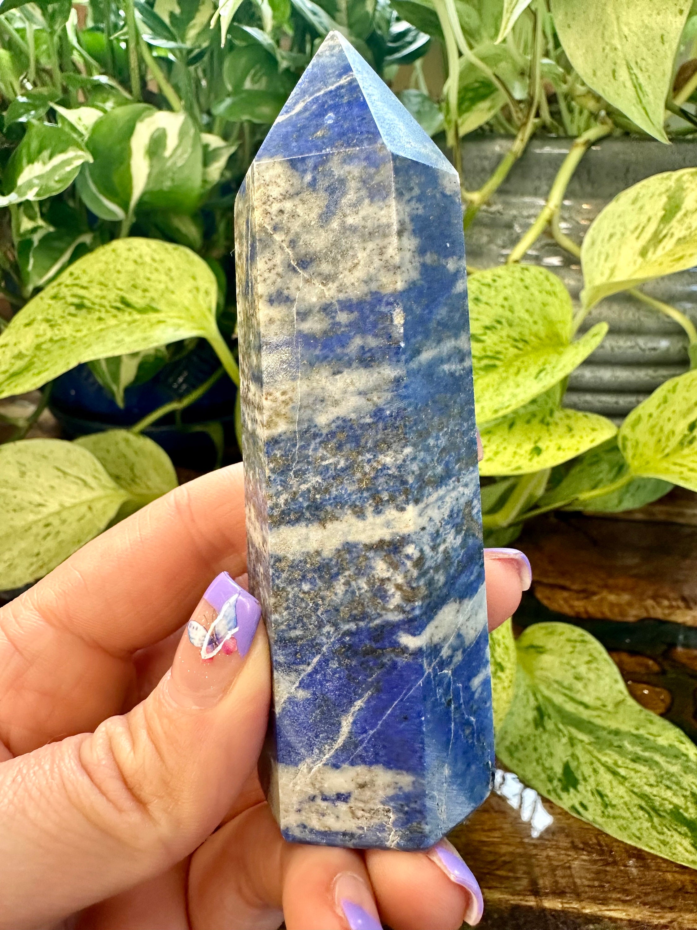 Lapis Lazuli Tower- Magical Stone - 3rd Eye - Intuition - Communication ...