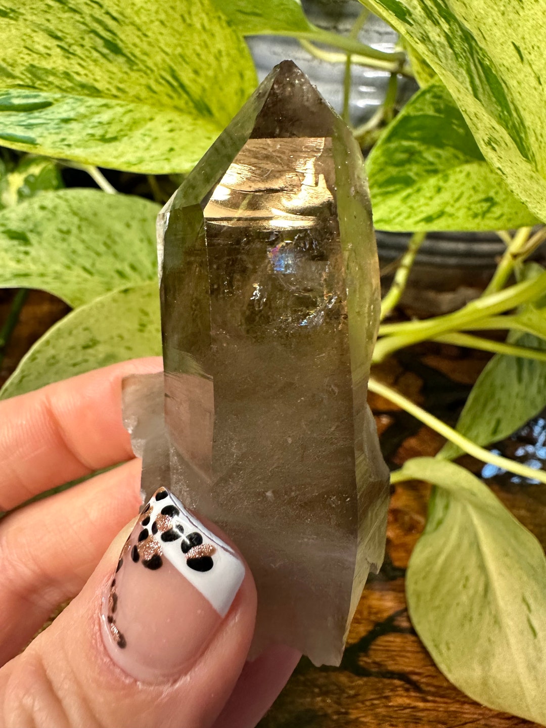 Lumarian Smoky Quartz Point Grounding Protective Powerful Metaphysical ...