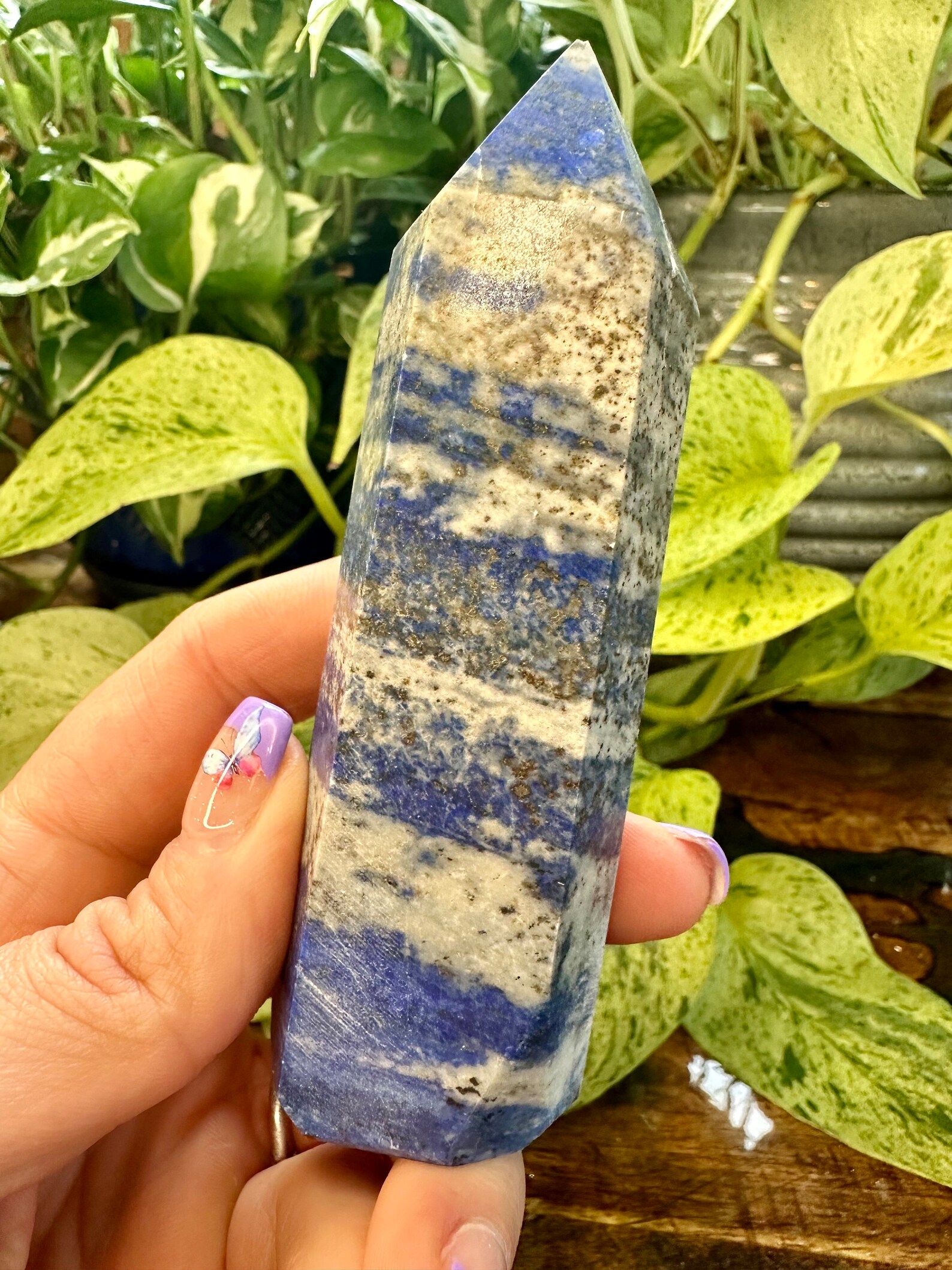 Lapis Lazuli Tower- Magical Stone - 3rd Eye - Intuition - Communication ...