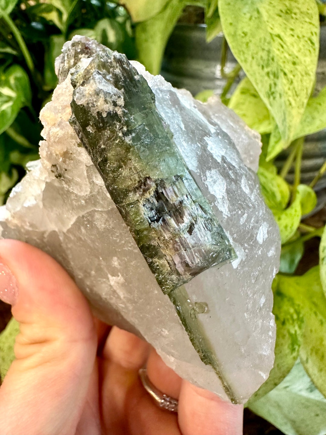 Watermelon Tourmaline in Quartz - Heart Chakra - Rare and Powerful ...
