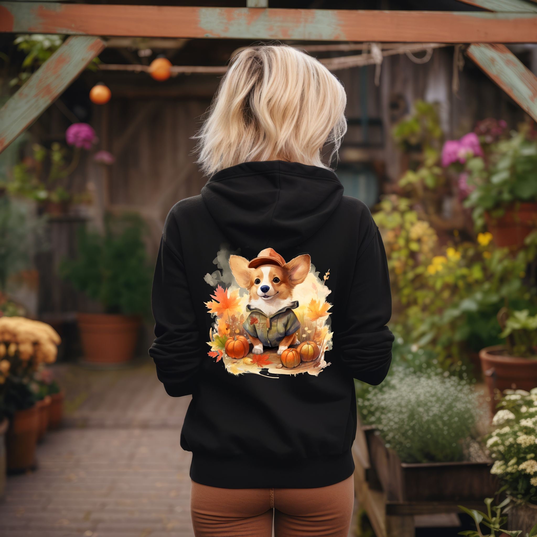 Top 10 Dog Breed: Cute Corgi Bundle PNG, Autumn Vibe Sublimation, Fall ...